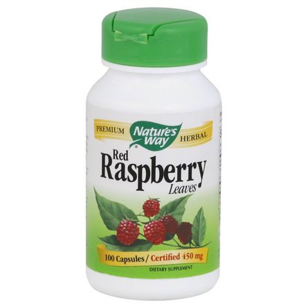 Nature's Way Red Raspberry Leaves 480 mg Capsules, 100 ct | Central ...