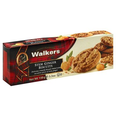 Walkers Stem Ginger Biscuits, 5.3 oz | Central Market - Really Into Food