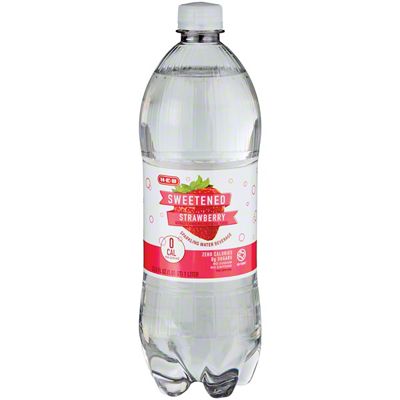 H-E-B Sweetened Strawberry Sparkling Water Beverage, 1 L | Joe V's ...