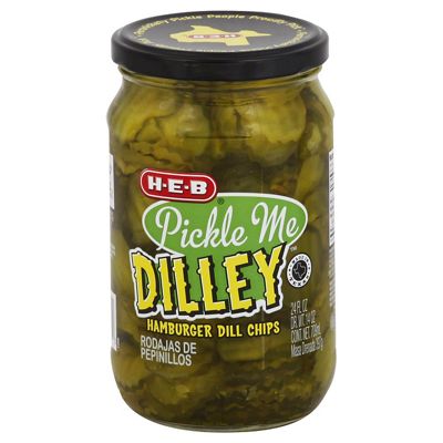 H-E-B Pickle Me Dilley Hamburger Dill Chips, 24 oz | Joe V's Smart Shop ...