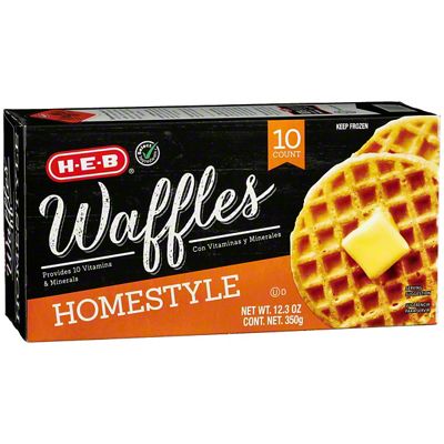 H-E-B Frozen Waffles - Homestyle, 10 ct | Joe V's Smart Shop | Low ...