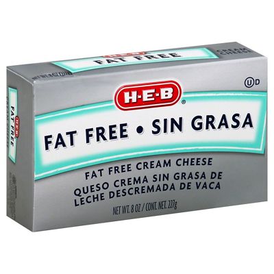 H-E-B Fat Free Cream Cheese, 8 oz | Central Market - Really Into Food