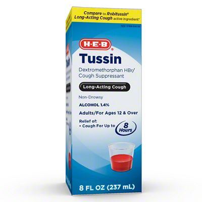H-E-B Tussin Cough Suppressant, 8 oz | Central Market - Really Into Food