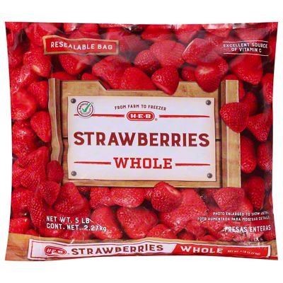 H-E-B Frozen Whole Strawberries, 5 lbs | Joe V's Smart Shop | Low ...