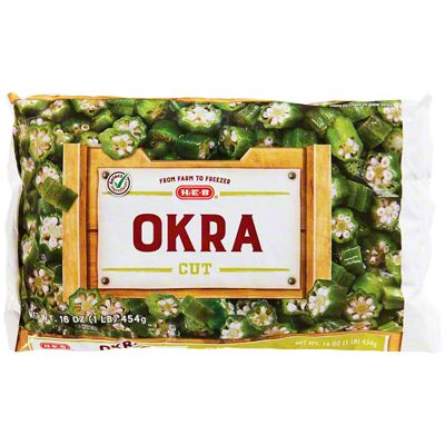 H-E-B Frozen Cut Okra, 16 oz | Central Market - Really Into Food