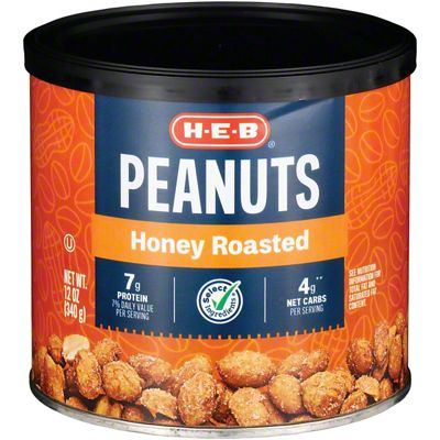 H-E-B Honey Roasted Peanuts, 12 oz | Joe V's Smart Shop | Low Prices ...