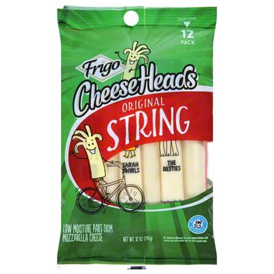 Frigo CheeseHeads Original Low Moisture Part-Skim Mozzarella String ...