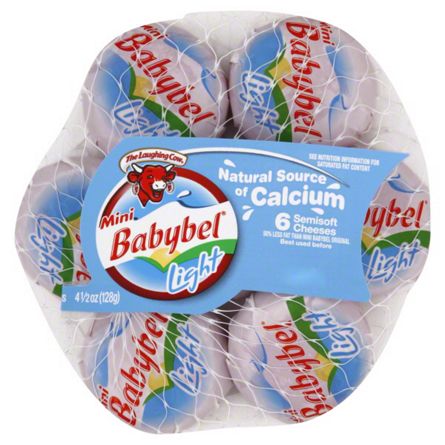 The Laughing Cow Mini Babybel Lite Semisoft Cheeses, 4.5 OZ | Central ...