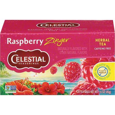 Celestial Seasonings Raspberry Zinger Herbal Tea Bags, 20 ct | Central ...