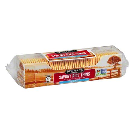 Sesmark Savory Rice Thins Original Crackers, 3.2 oz | Central Market ...