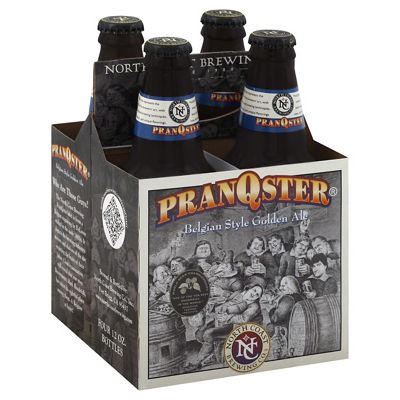 North Coast Pranqster Belgian Style Golden Ale 4 pk Bottles, 12 oz ...