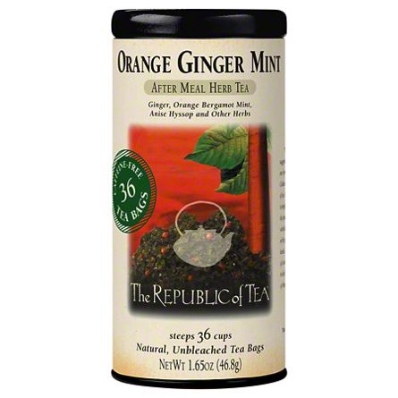 The Republic of Tea Orange Ginger Mint Herbal Tea Bags, 36 ct | Central ...
