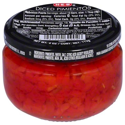 H-E-B Diced Pimientos, 4 oz | Central Market - Really Into Food