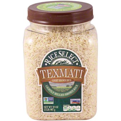 Rice Select Texmati Long Grain American Basmati Light Brown Rice, 32 oz ...