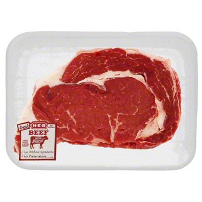 H-E-B Beef Center Cut Boneless Ribeye Steak, USDA Select | Joe V's ...