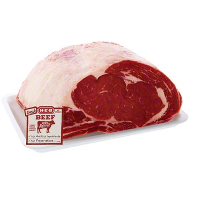 H-E-B Beef Bone-In Ribeye Roast, Small End 4-Rib, USDA Select | Joe V's ...