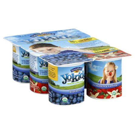 Stonyfield YoKids Blueberry/Strawberry Vanilla Yogurt, 6 ct | Central ...
