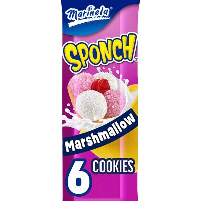 Marinela Sponch Coconut & Strawberry Marshmallow Cookies, 6 ct | Joe V ...