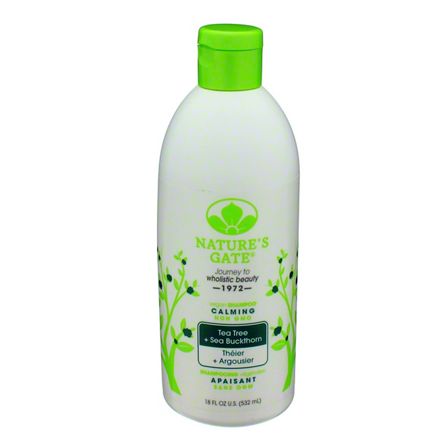 Nature's Gate Tea Tree + Sea Buckthorn Calming Shampoo, 18 oz | Central ...