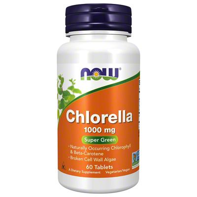 NOW Chlorella 1000 mg Tablets, 60 ct | Central Market - Really Into Food