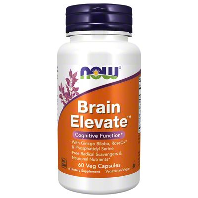 NOW Brain Elevate Capsules, 60 ct | Central Market - Really Into Food