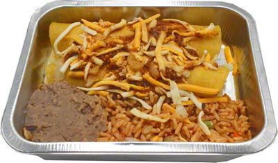 Central Market Cheese Enchilada With Refried Beans & Rice Dinner For ...