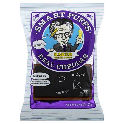 Robert's American Gourmet Smart Puffs Baked Cheese Puffs Real Cheddar ...