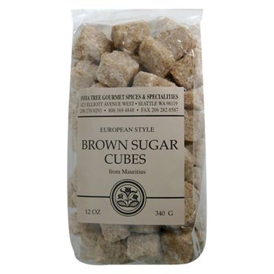India Tree European Style Brown Sugar Cubes from Mauritius, 12 oz ...