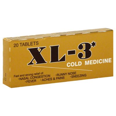 XL-3 Cold Medicine Tablets, 20 ct | Joe V's Smart Shop | Low Prices ...