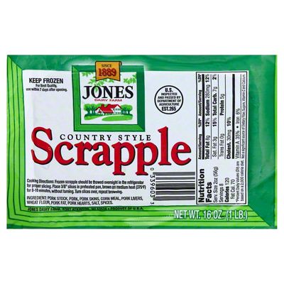 Jones Dairy Farm Country Style Scrapple, 16 oz | Joe V's Smart Shop ...