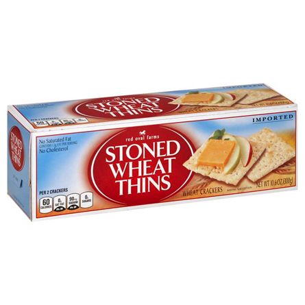 Red Oval Farms Stoned Wheat Thins Crackers, 10.6 oz | Central Market ...