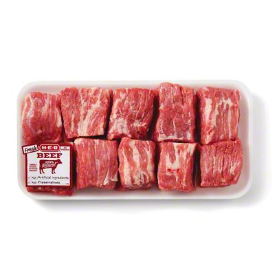 H-E-B Boneless Beef Brisket Point Chunks - USDA Select | Central Market ...