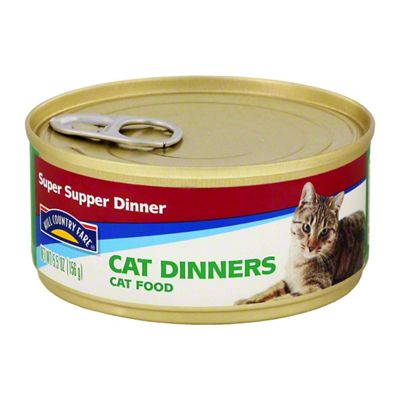 Hill Country Fare Cat Dinners Super Supper Dinner Cat Food, 5.5 oz ...