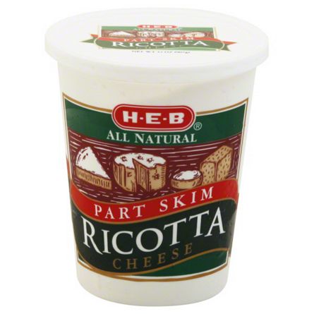 H-E-B Part Skim Ricotta Cheese, 32 oz | Central Market - Really Into Food
