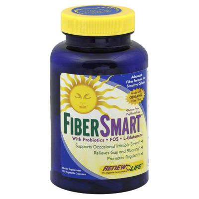 Renew Life FiberSmart With Probiotics, FOS, And L-Glutamine Vegetable ...