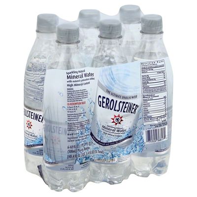 Gerolsteiner Mineral Water, 6 pk | Central Market - Really Into Food