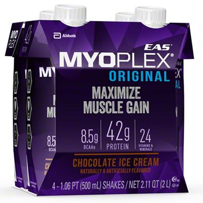 EAS Myoplex Original Chocolate Fudge Protein Shake 4 pk, 1.06 pt ...