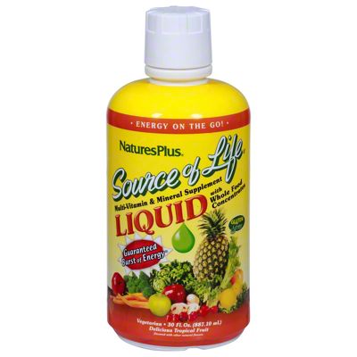 NaturesPlus Source of Life Multivitamin & Mineral Liquid, 30 oz ...