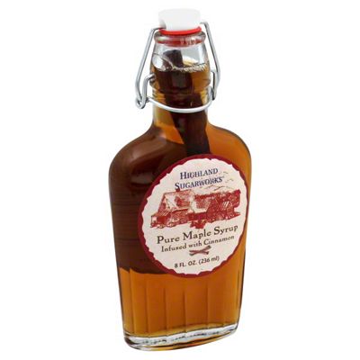 Highland Sugarworks Pure Maple Syrup Infused with Cinnamon, 8 oz ...