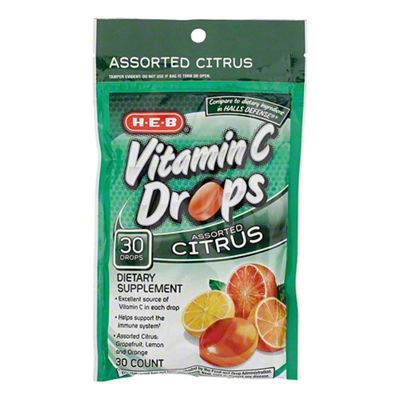 H-E-B Vitamin C Drops - Assorted Citrus, 30 ct | Joe V's Smart Shop ...
