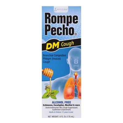 Rompe Pecho DM Cough Suppressant Expectorant, 6 oz | Joe V's Smart Shop ...