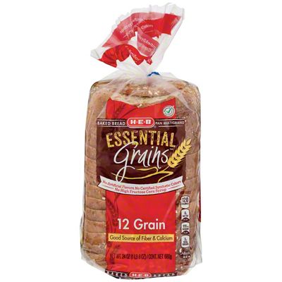 H-E-B Essential Grains 12 Grain Bread, 24 oz | Joe V's Smart Shop | Low ...