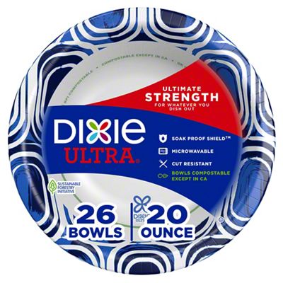 Dixie Ultra Printed 20 oz Paper Bowls, 26 ct | Central Market - Really ...