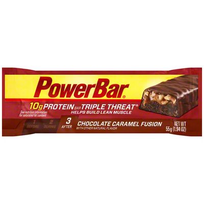PowerBar Triple Threat Chocolate Caramel Fusion Protein Bar, 1.94 oz ...