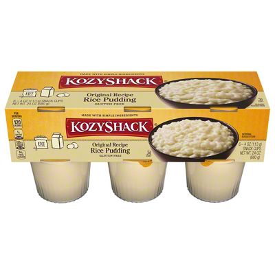 Kozy Shack Original Rice Pudding Snack Cups, 6 ct | Joe V's Smart Shop ...