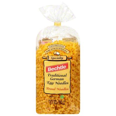Bechtle Traditional German Egg Pasta Broad Noodles, 17.6 oz | Central ...