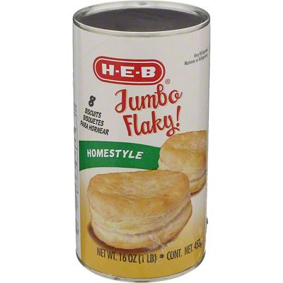 H-E-B Jumbo Flaky Homestyle Biscuits, 8 ct | Central Market - Really ...