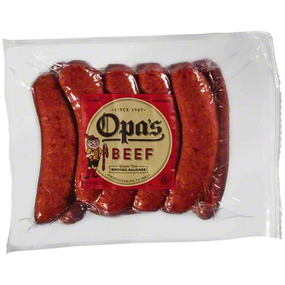 Opa's Beef Smoked Sausage Value Pack, 9 ct | Central Market - Really ...