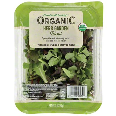Central Market Organic Herb Garden Spring Mix Blend, 5 oz | Joe V's ...