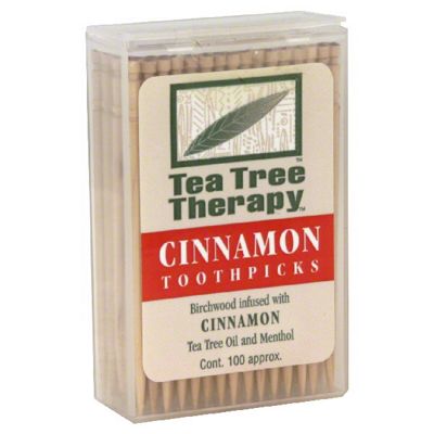 Tea Tree Therapy Cinnamon Toothpicks, 100 CT | Central Market - Really ...